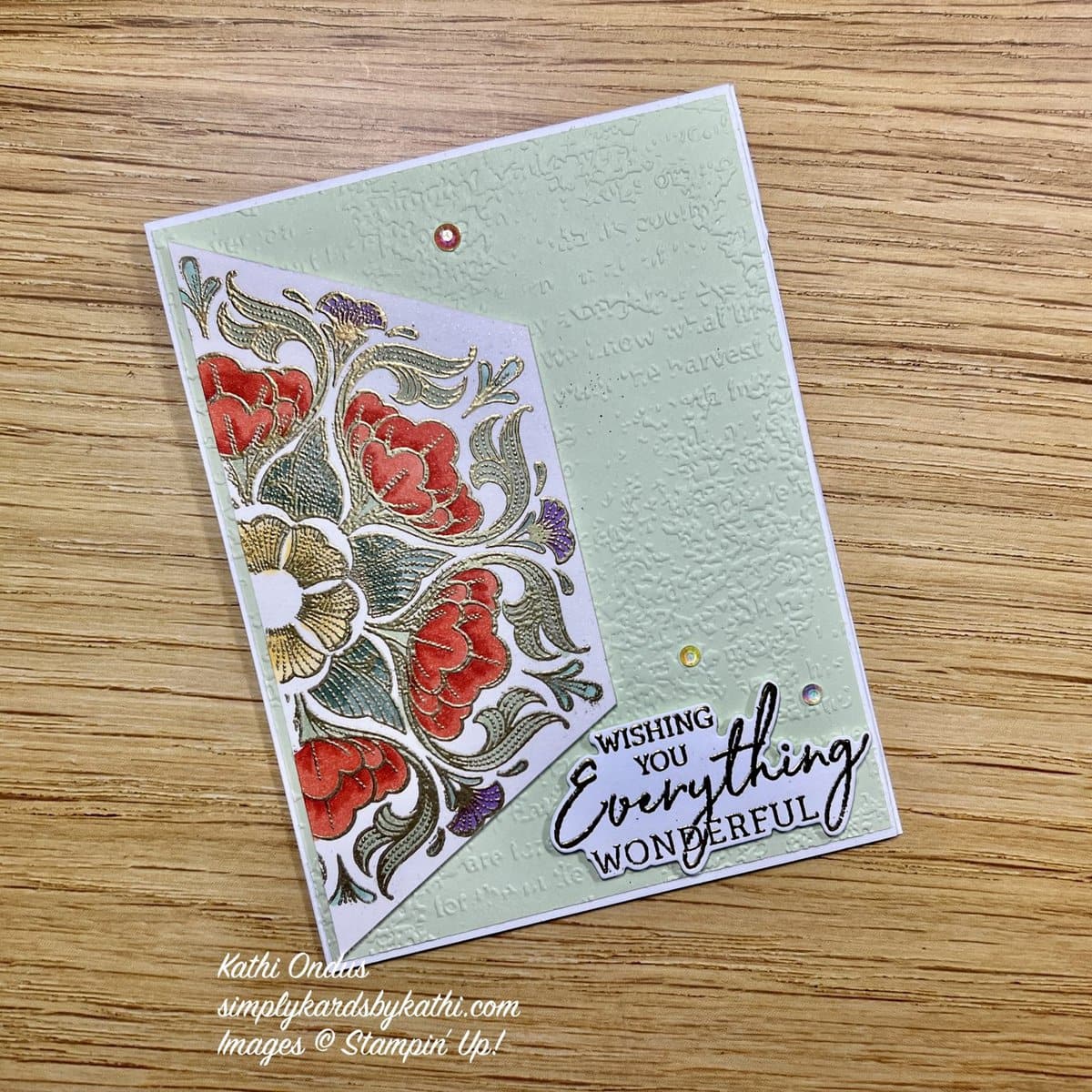 Pretty Medallion by Stampin' Up! for Stunning Cards - Simply Kards by Kathi