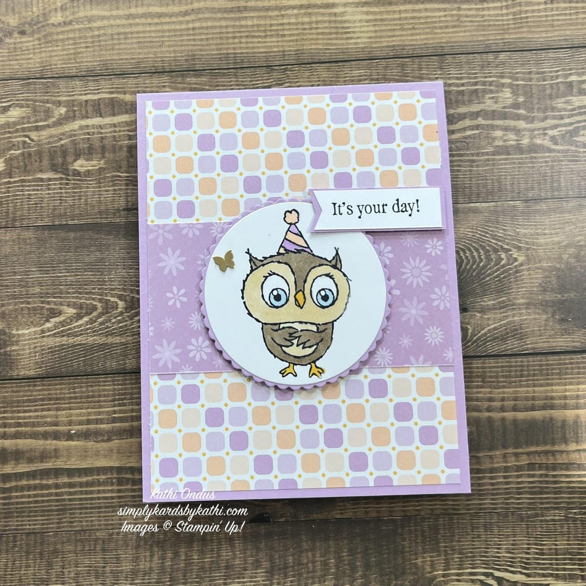Adorable Owls Dandy Birthday Card: Sale-a-bration - Simply Kards by Kathi
