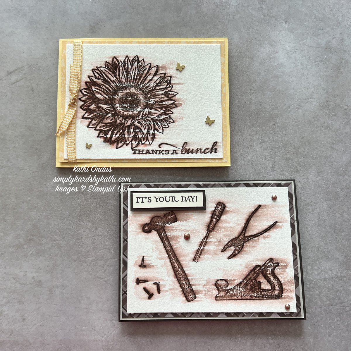 Easy Faux Wood Burning Technique in Card Making