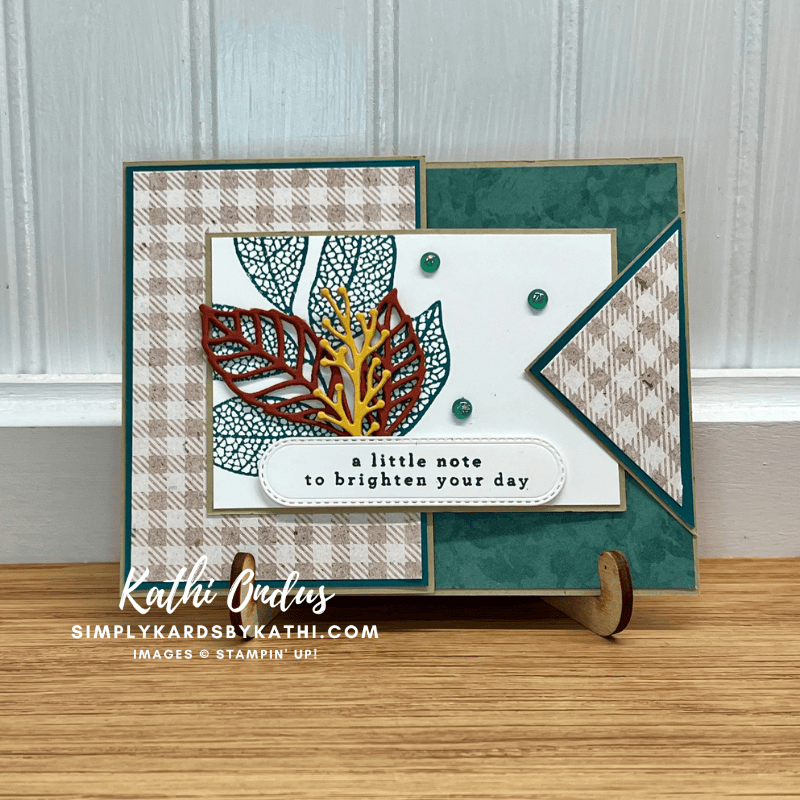 Learn How to Make a Side Tucked Fun Fold Card - Simply Kards by Kathi
