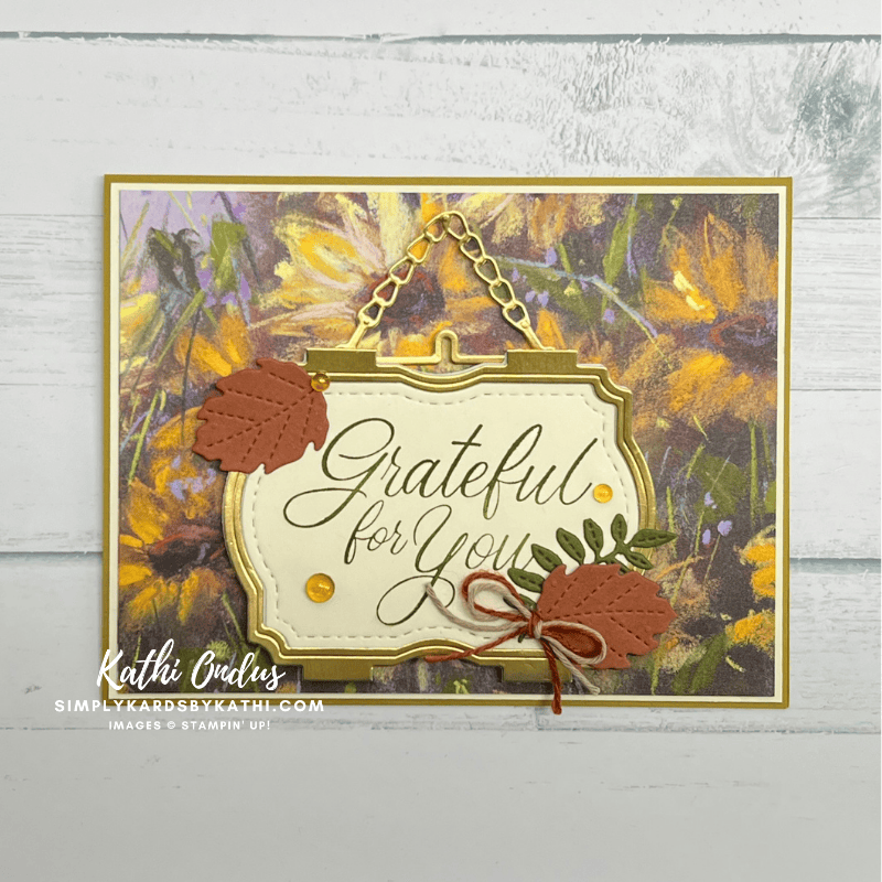 Giving Thanks Card Making Ideas - Simply Kards by Kathi