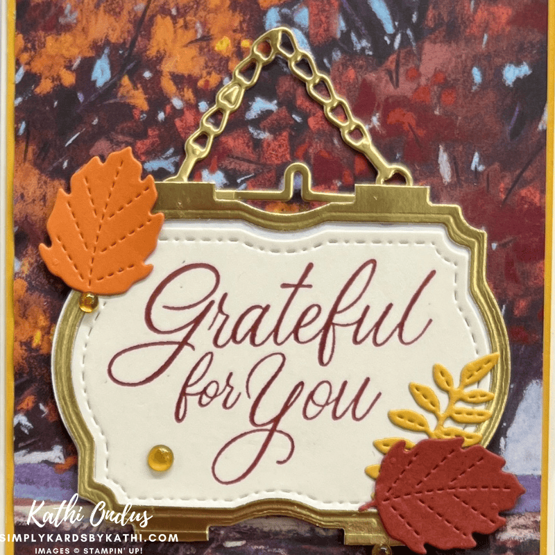 Giving Thanks Card Making Ideas - Simply Kards by Kathi